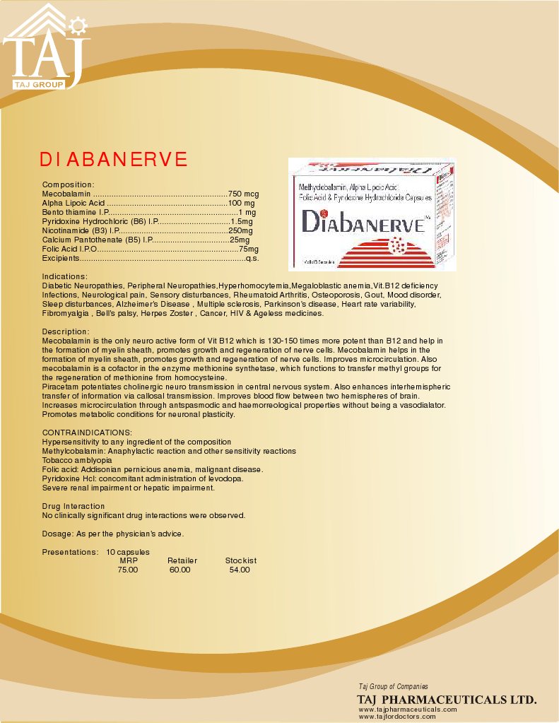 Diabanerve | PDF | Vitamin B12 | Neuron