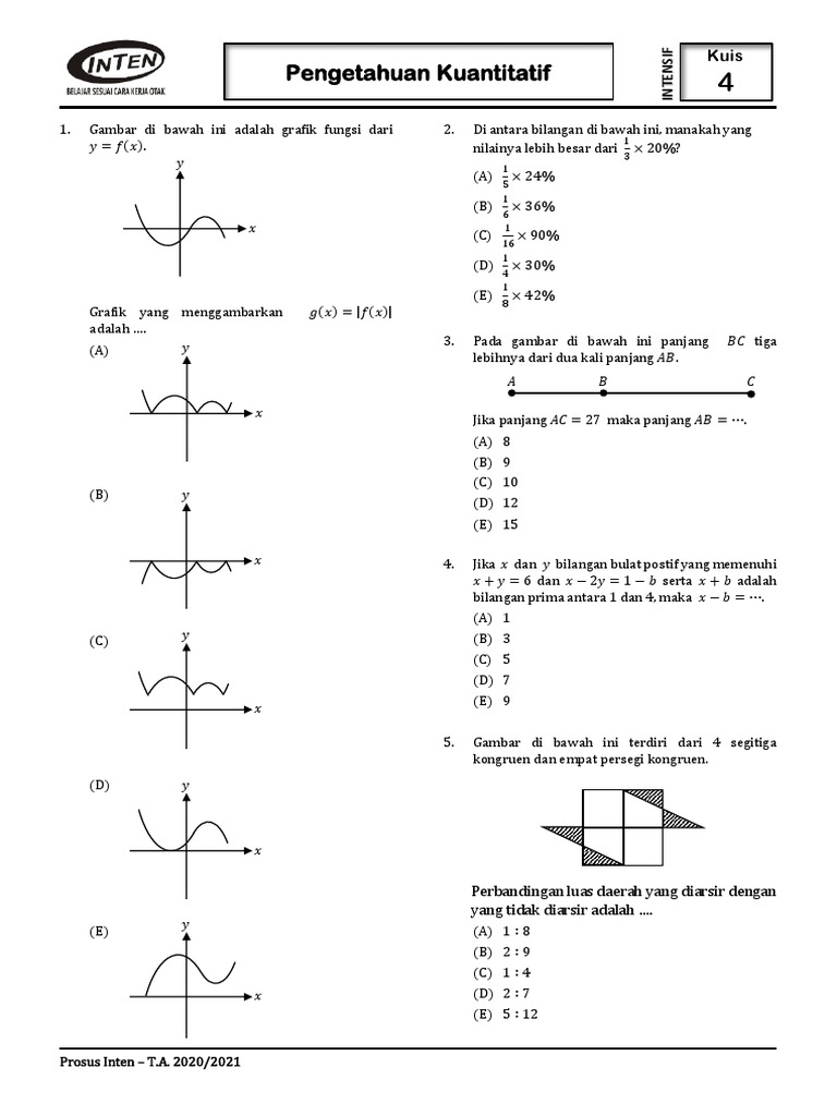 Soal PK Inten | PDF