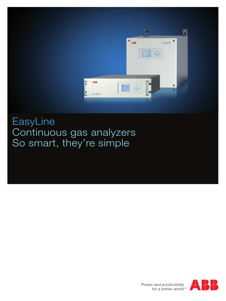 Easyline: Continuous Gas Analyzers So Smart, They'Re Simple | PDF ...
