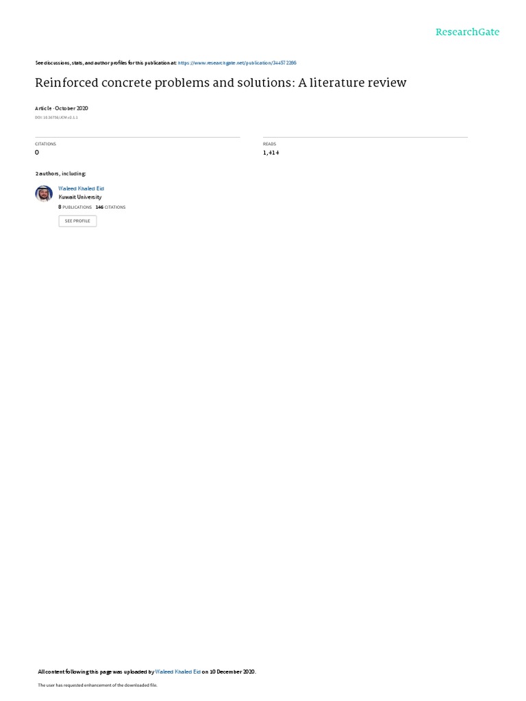 Reinforced Concrete Problems and Solutions | PDF | Reinforced Concrete ...