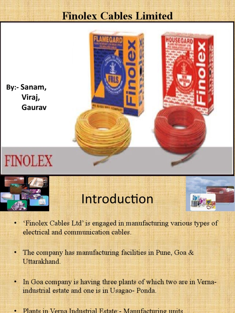 Finolex Cables Limited Overview | PDF | Performance Appraisal | Employment