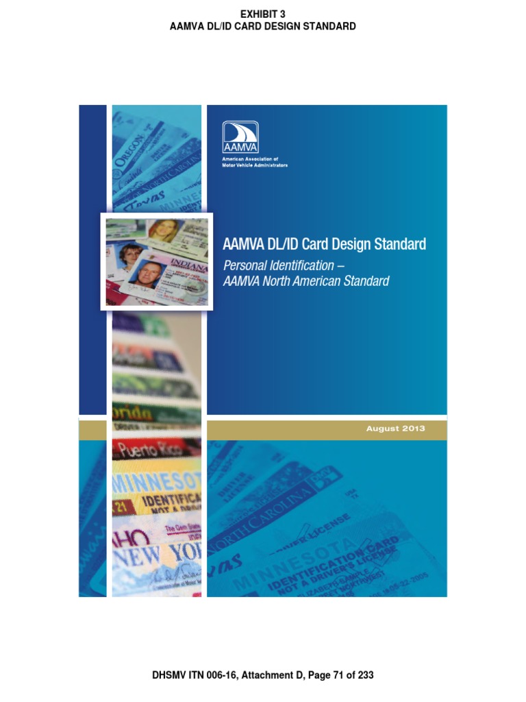 AAMVA DL/ID Card Design Standard | PDF | Identity Document | Driver's ...
