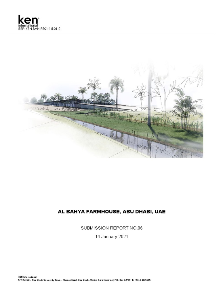 Schematic Design Review Comments and Responses for Al Bahya Farm Villa ...