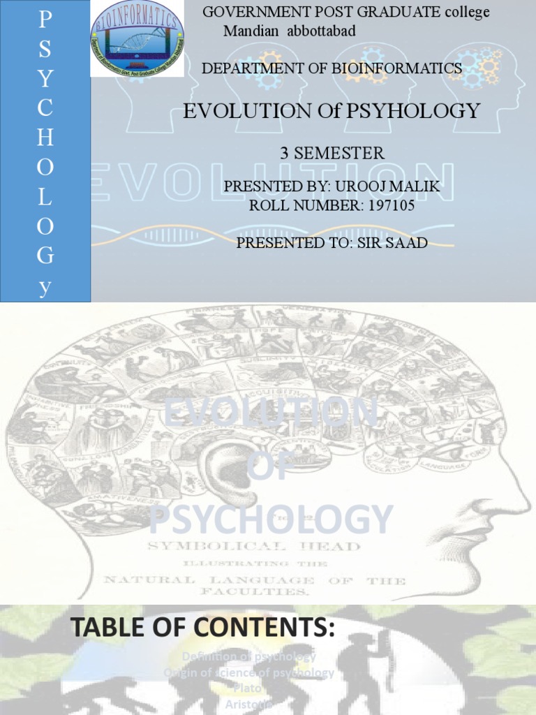 Evolution of Psychology Overview | PDF