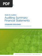 CAS 805 Single Financial Statements | PDF | Financial Audit | Auditor's ...