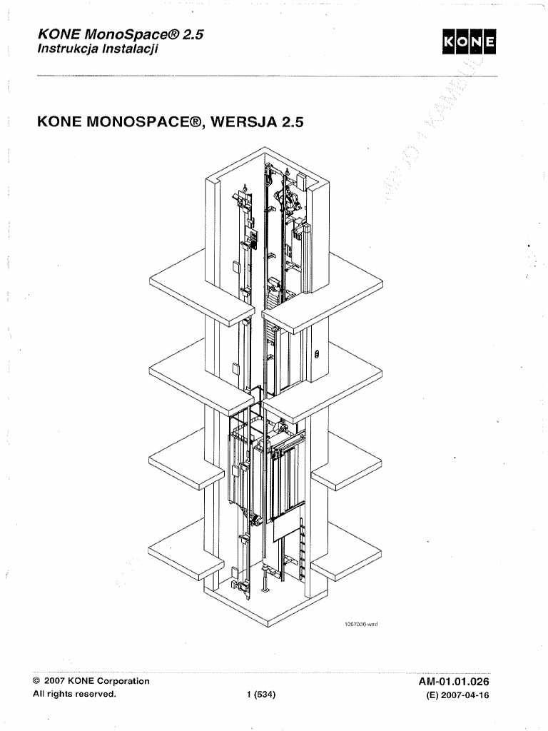 #KONE Monospace 2.5 Manual 2007 - PL | PDF
