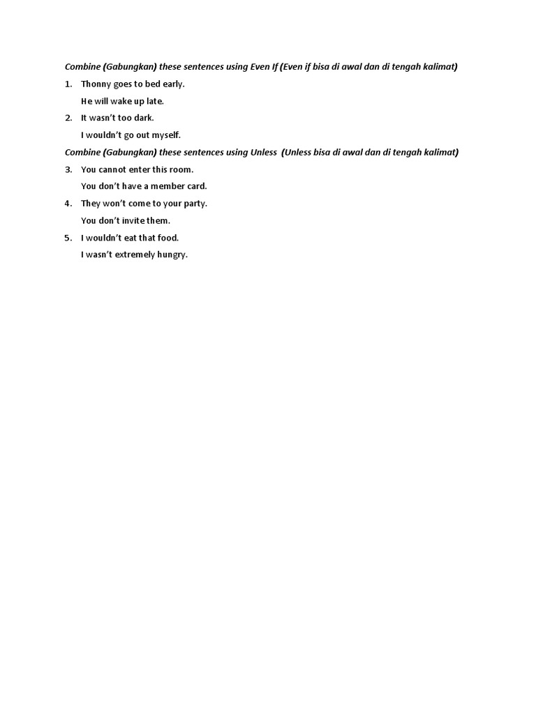 Analisa Contrastive Conjunction | PDF