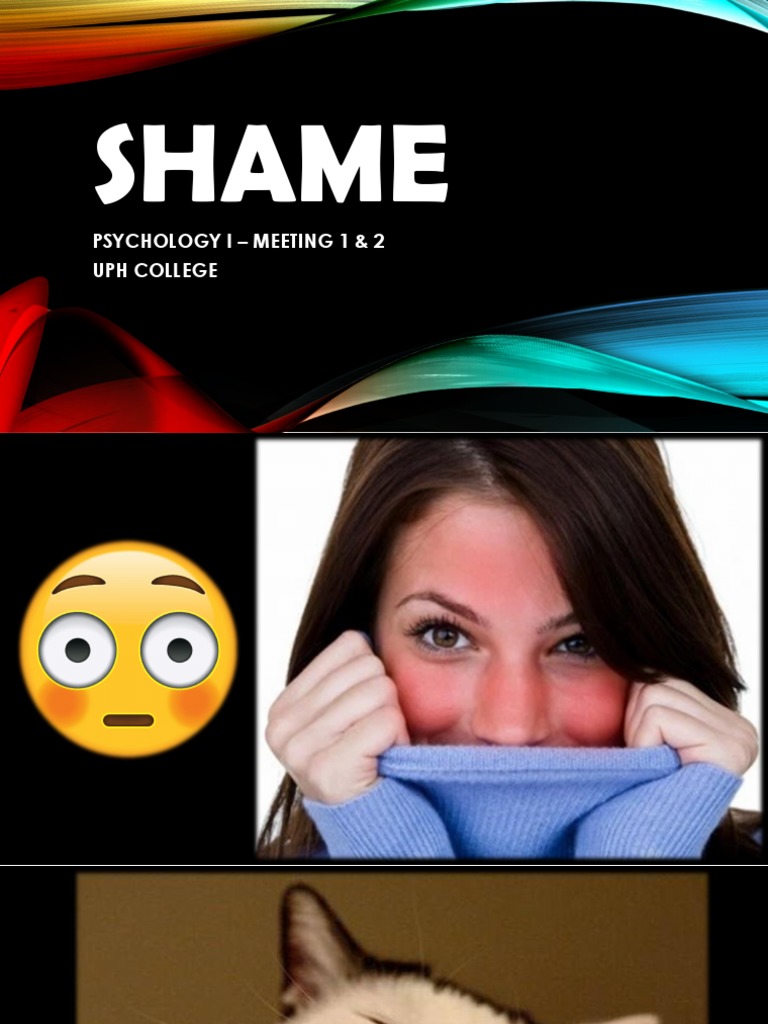 15 - Shame - UPHC Psychology I | PDF