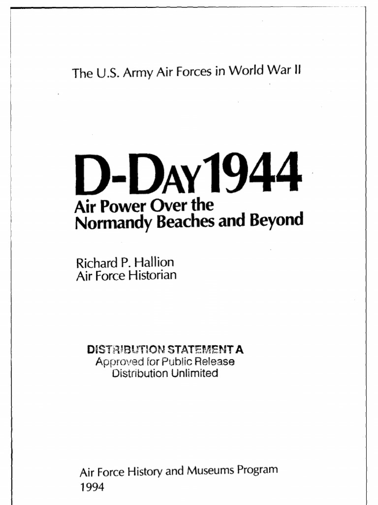 D-Day 1944 Air Power Over The Normandy Beaches and Beyond | PDF ...