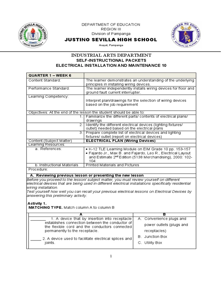 Eim - Week 6 Module 4 | PDF | Electrical Connector | Ac Power Plugs And ...