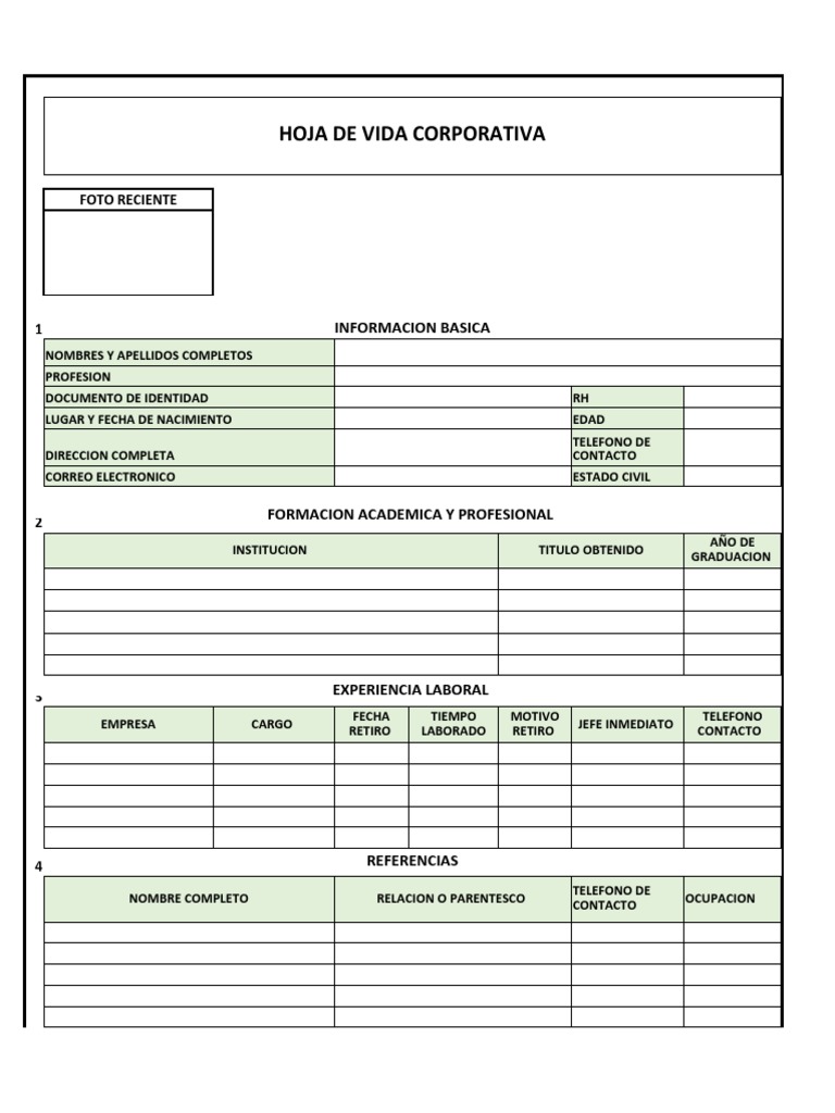 Hoja de Vida Corporativa Grupo Empresarial Excomin | PDF | Business