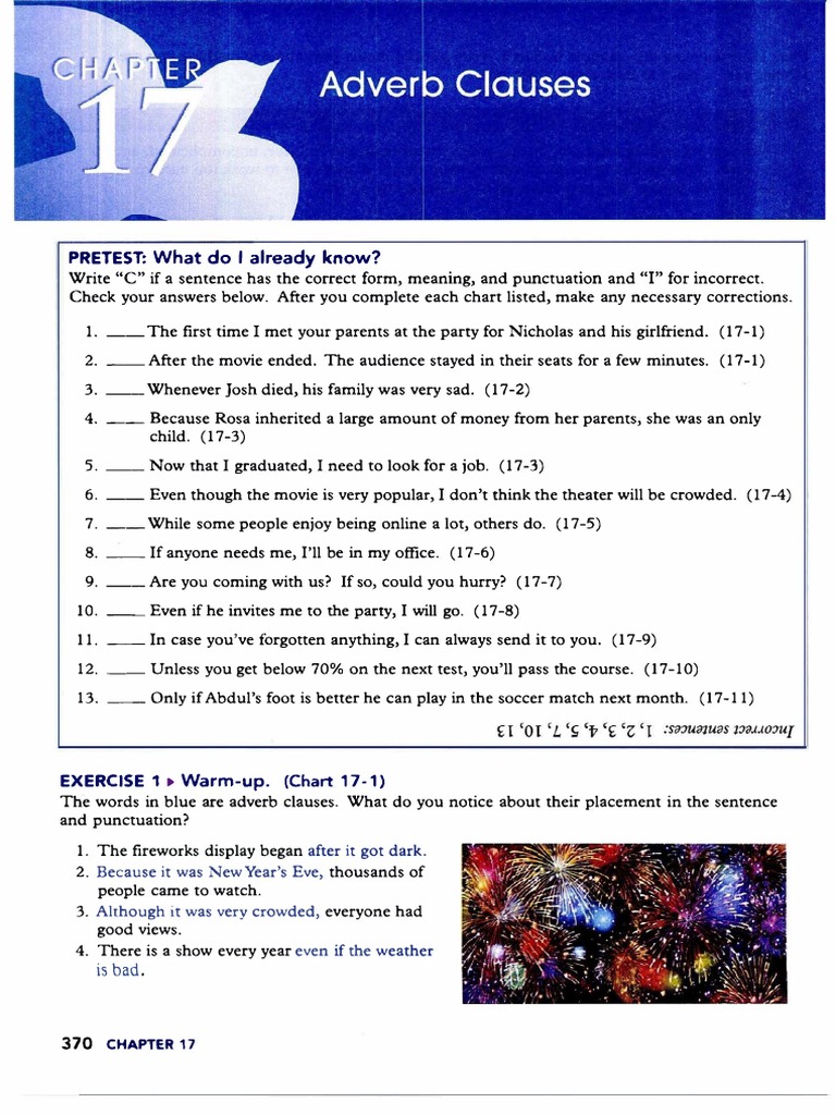 Adverb Clauses | PDF