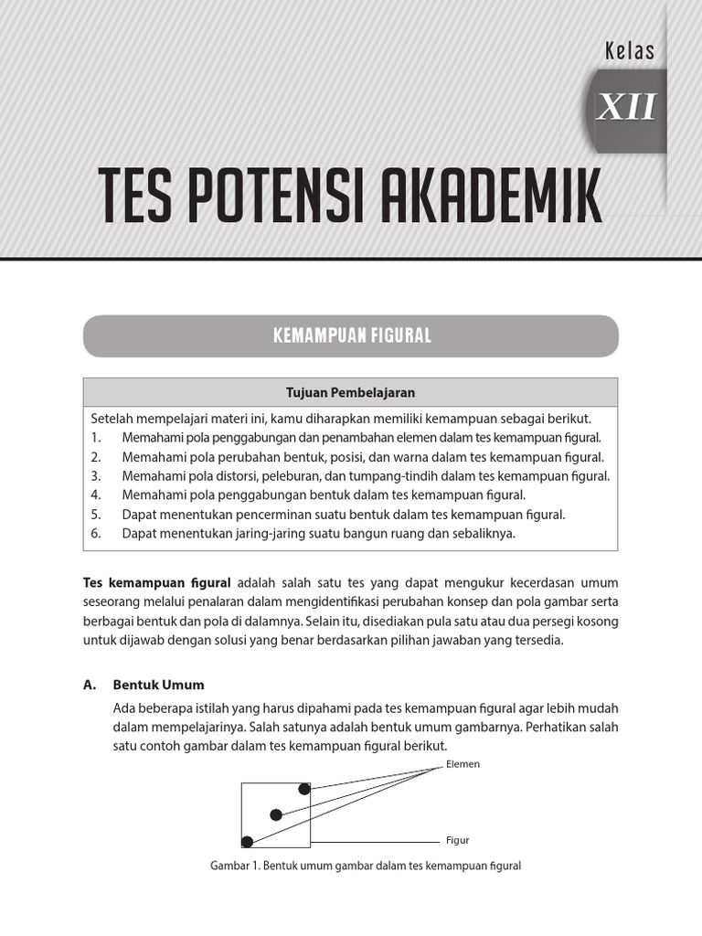 Tes Kemampuan Figural dalam Akademik | PDF