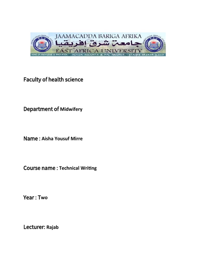 Aisha Yousuf Mirre: Midwifery Profile | PDF
