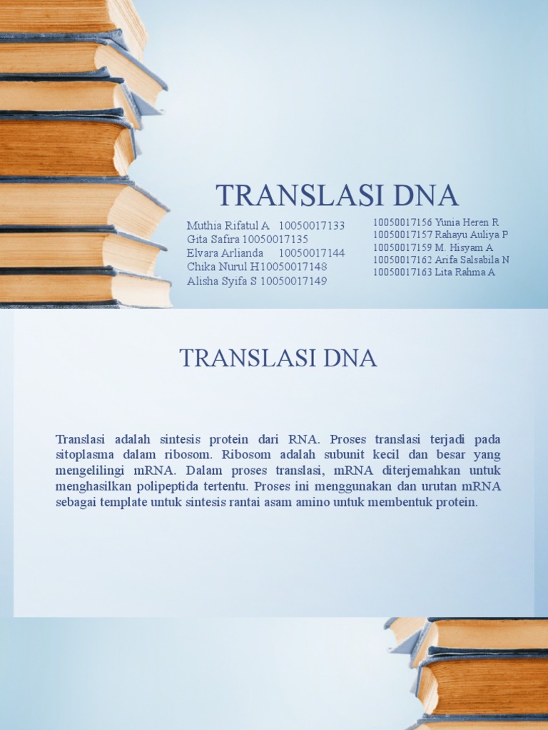 Translasi Dna | PDF