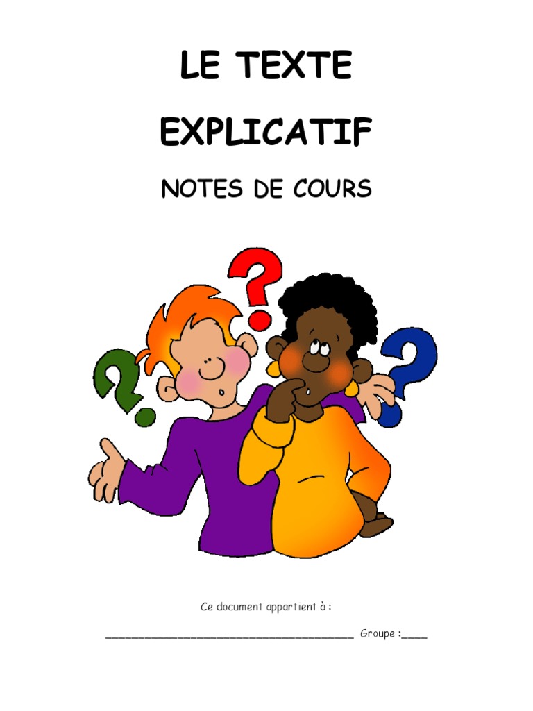 Texte Explicatif - Notes de Cours | PDF | Science | Science et technologie