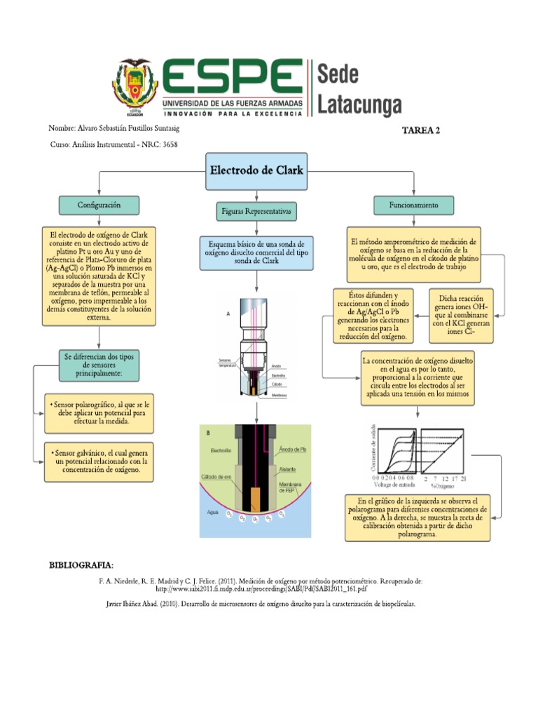 Electrodo de Clark: Funcionamiento y Tipos | PDF | Electrodo | Oxígeno