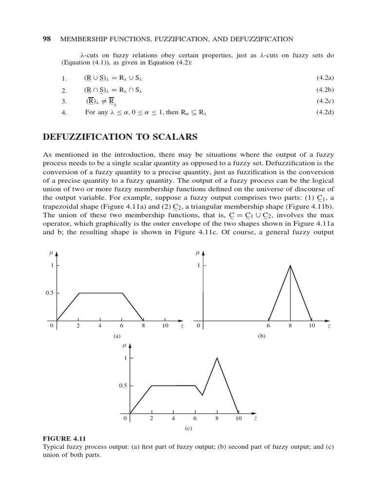 Defuzzification To Scalars | Download Free PDF | Mathematical Analysis | Teaching Mathematics