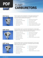 Carburetor Reference Guide for Walbro & Zama | PDF