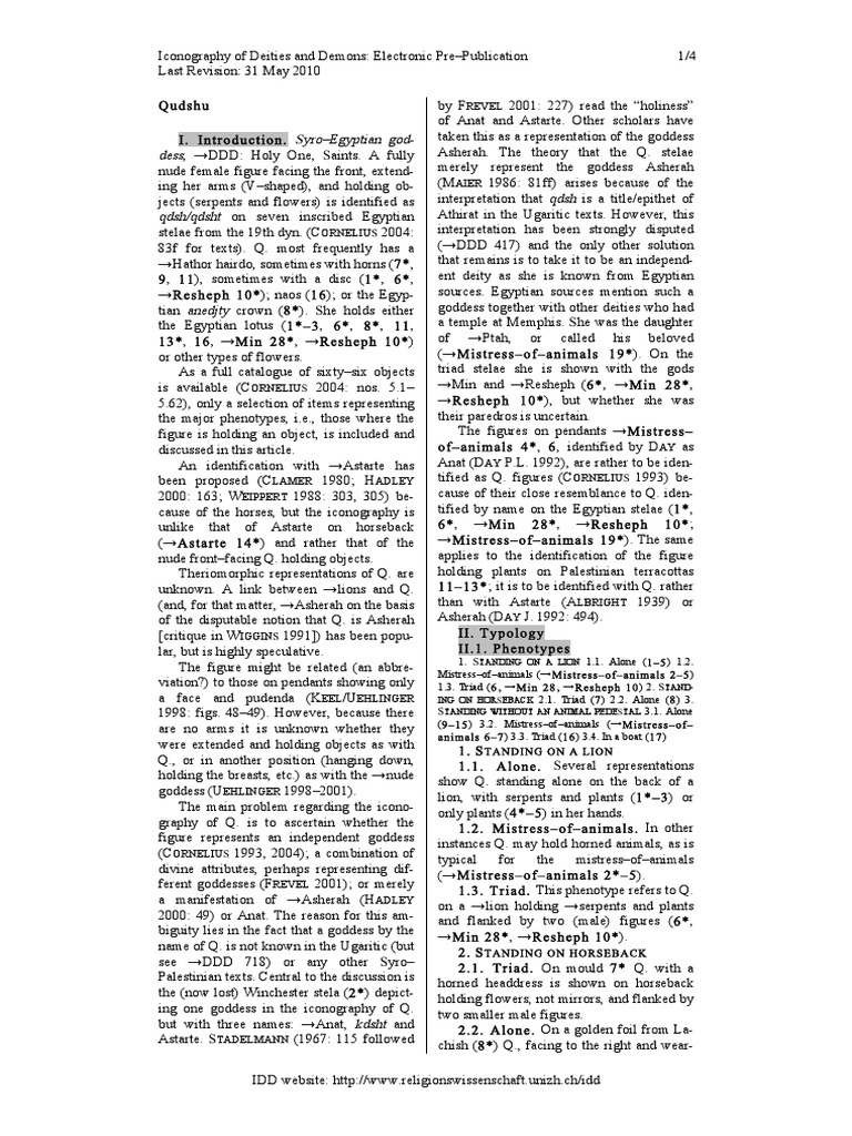 Representing the Holy One: An Analysis of Iconographic Depictions of ...