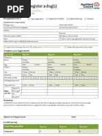 Pet Ownership Transfer Form | PDF