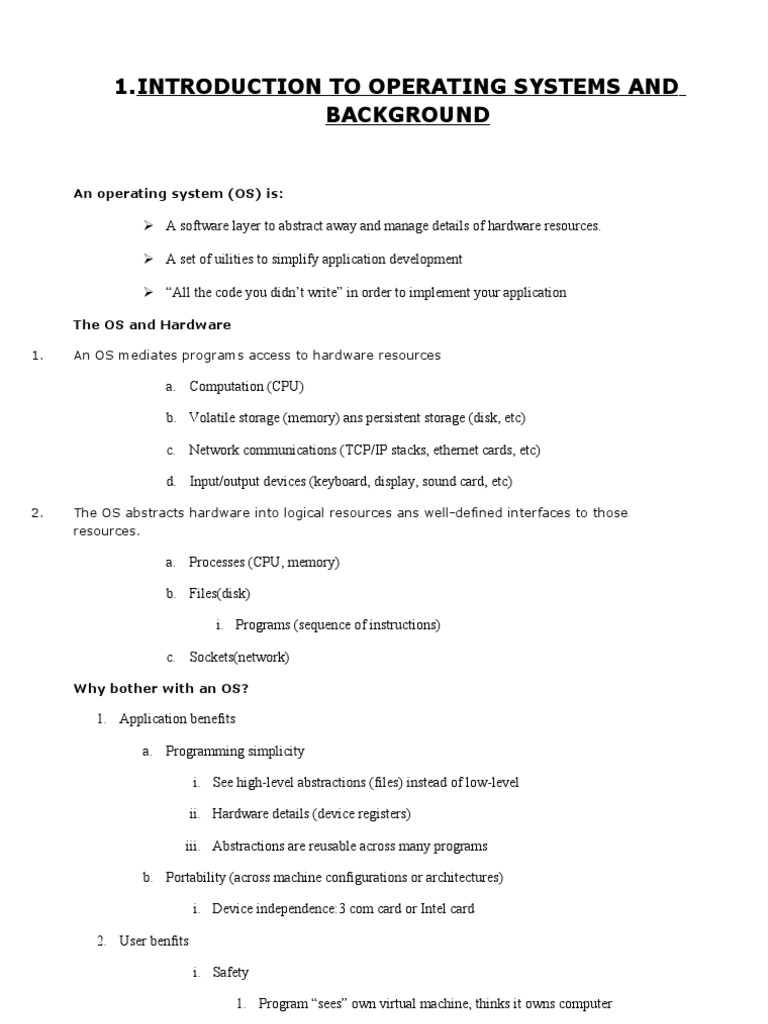 Operating Systems and Background | PDF | Scheduling (Computing) | Java ...