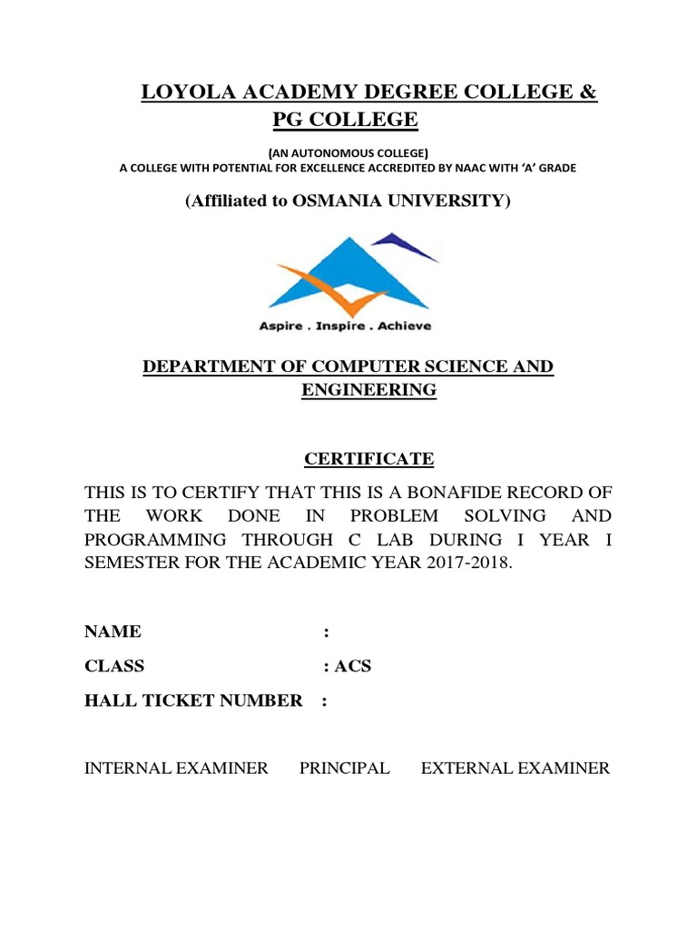 C Programs Acs - Lab Record | PDF | Pointer (Computer Programming) | Area