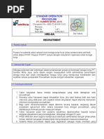 Sop Rekrutment Karyawan | PDF