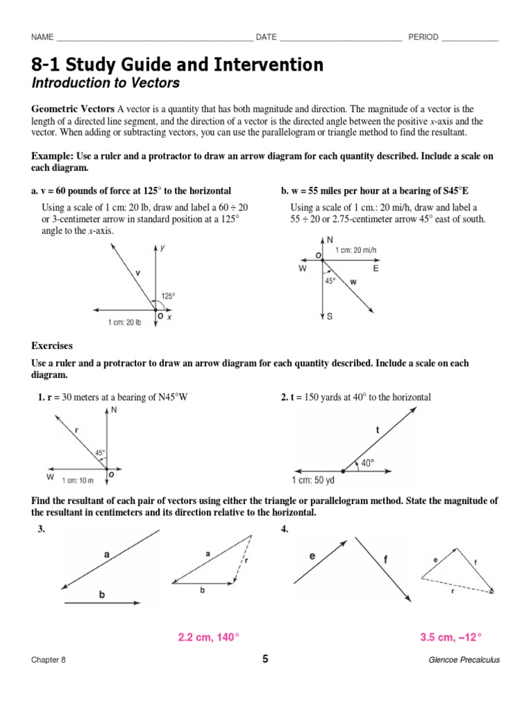 Chapter 8 Assignment Packet Key | PDF | Euclidean Vector | Determinant