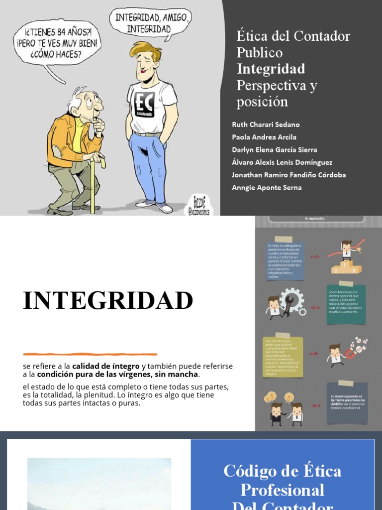 Presentacion Integridad Contador Publico Grupo 11 Vs 2 | PDF