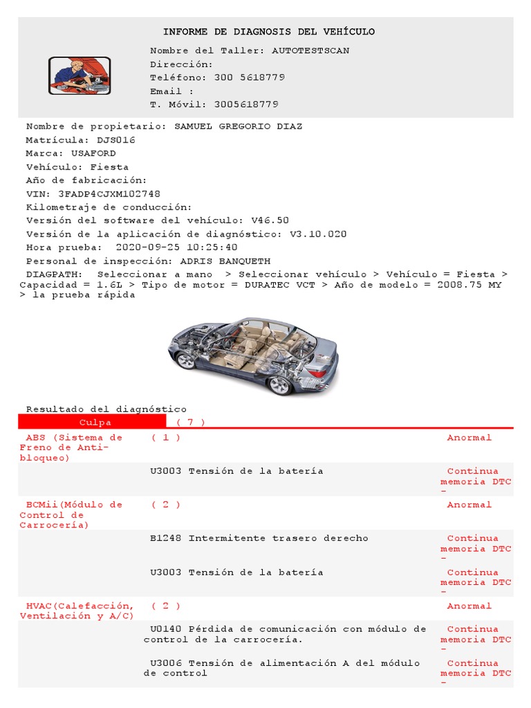 FORD (Código de Error) - 968590154133 - 20200925102540 | PDF ...