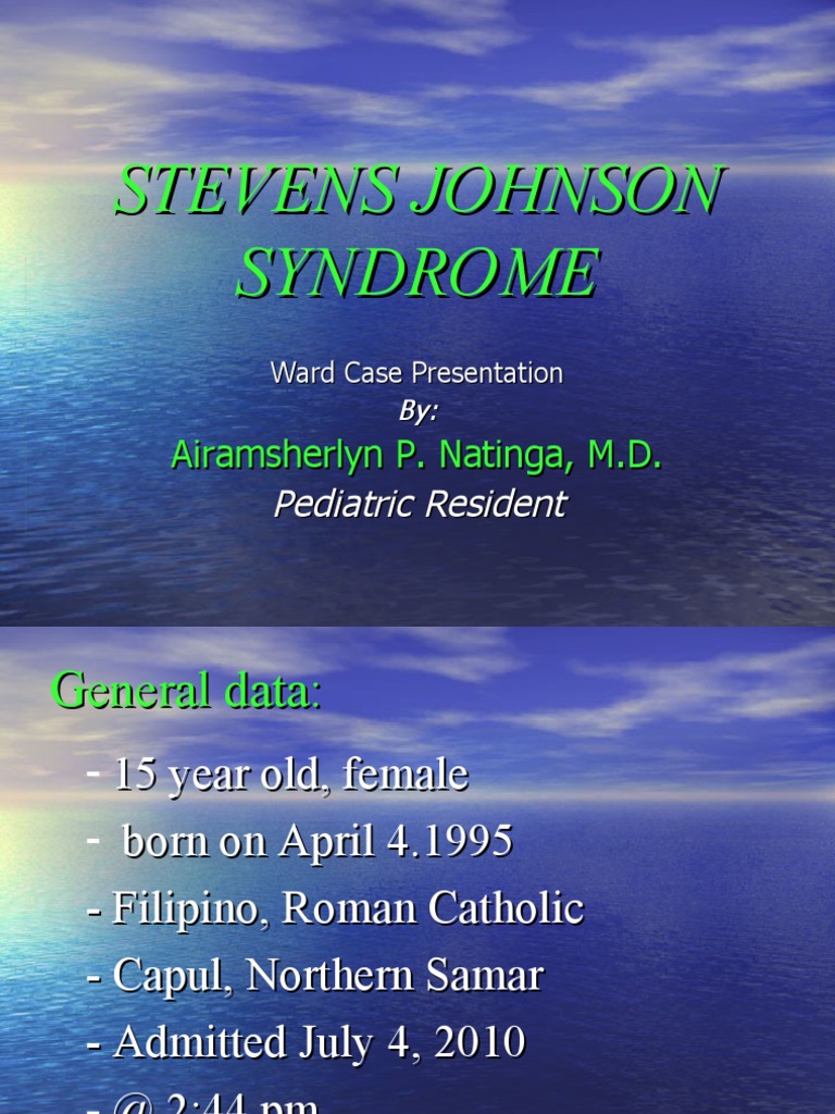 Steven Johnson Syndrome | PDF