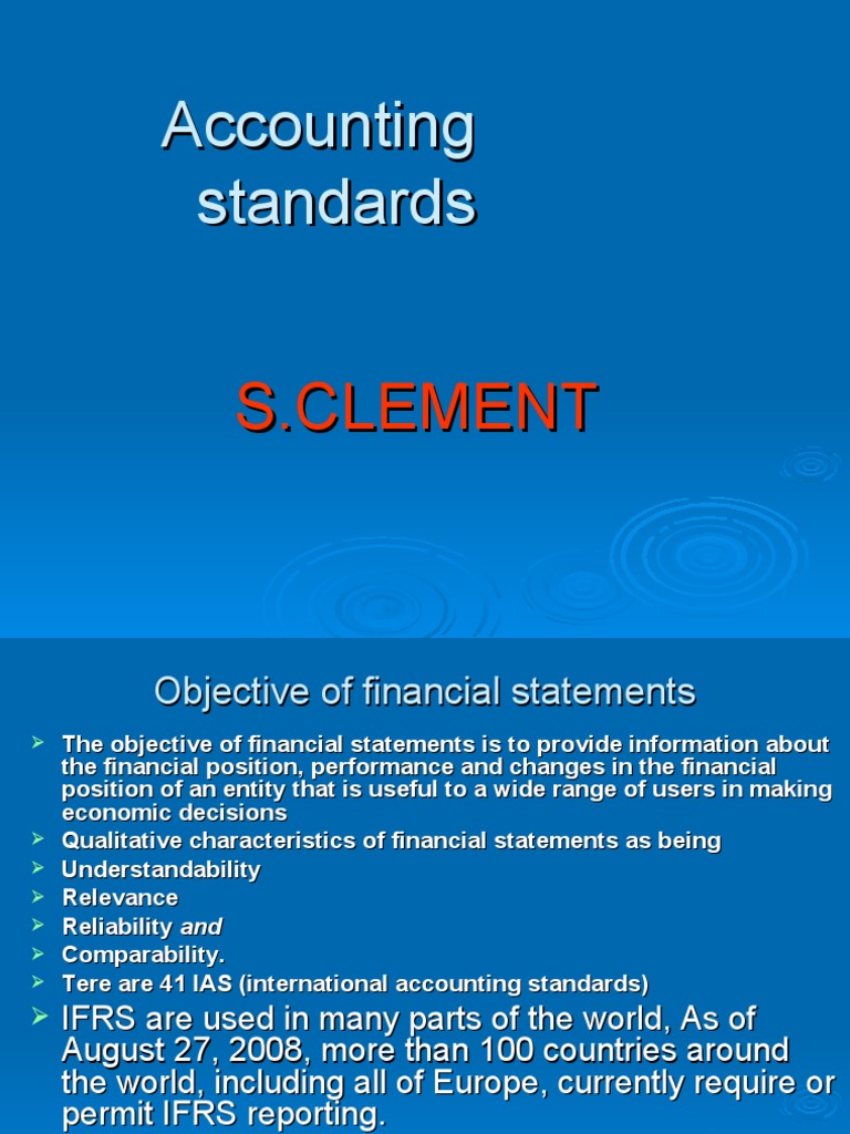 Accounting Standards | PDF | International Financial Reporting ...