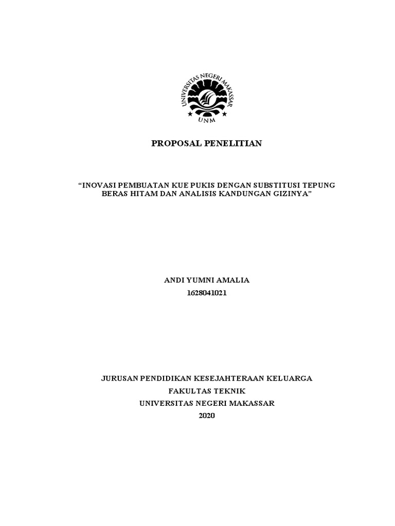 Proposal Penelitian Revisi 2 | PDF