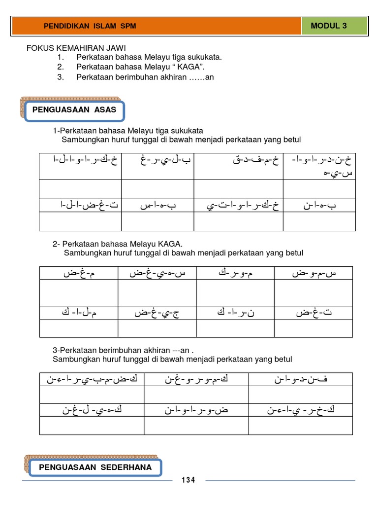 19 Modul 3 Jawi | PDF