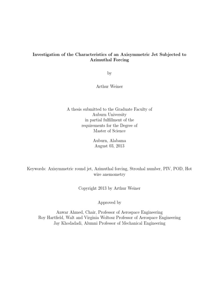 Arthur Weiner | PDF | Turbulence | Reynolds Number