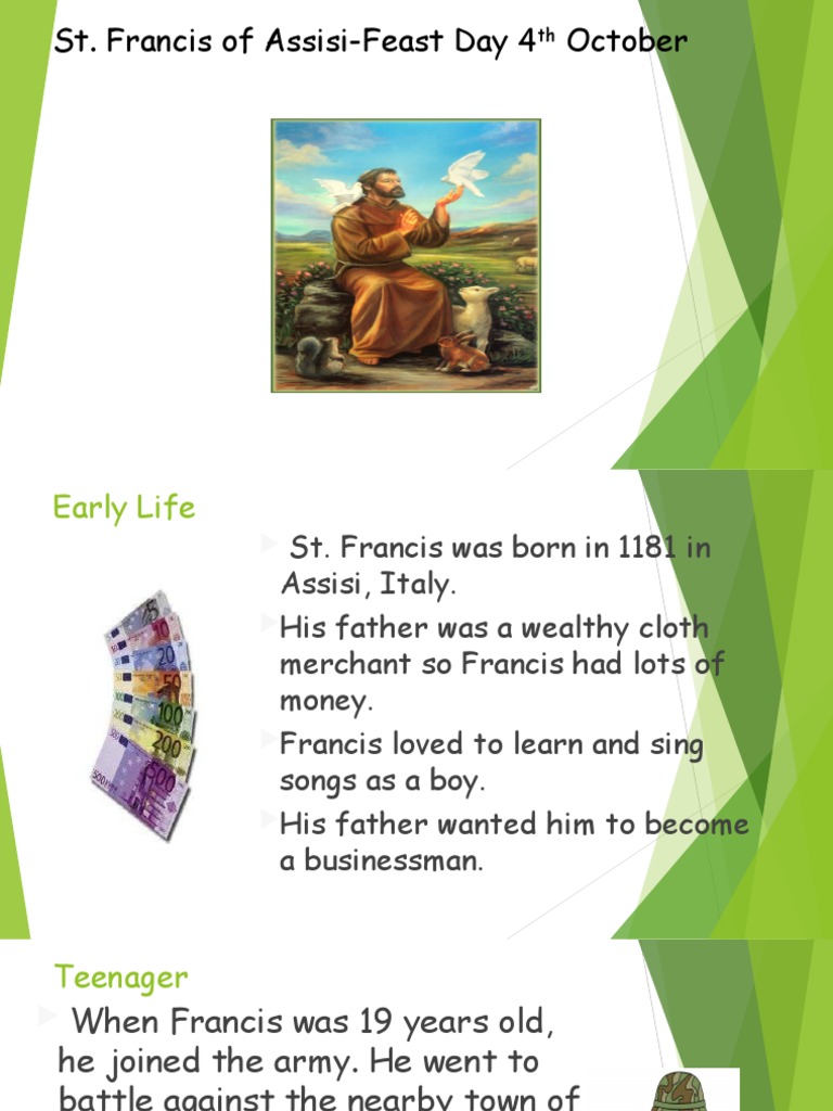 Early Life of St. Francis of Assisi | PDF | Francis Of Assisi ...