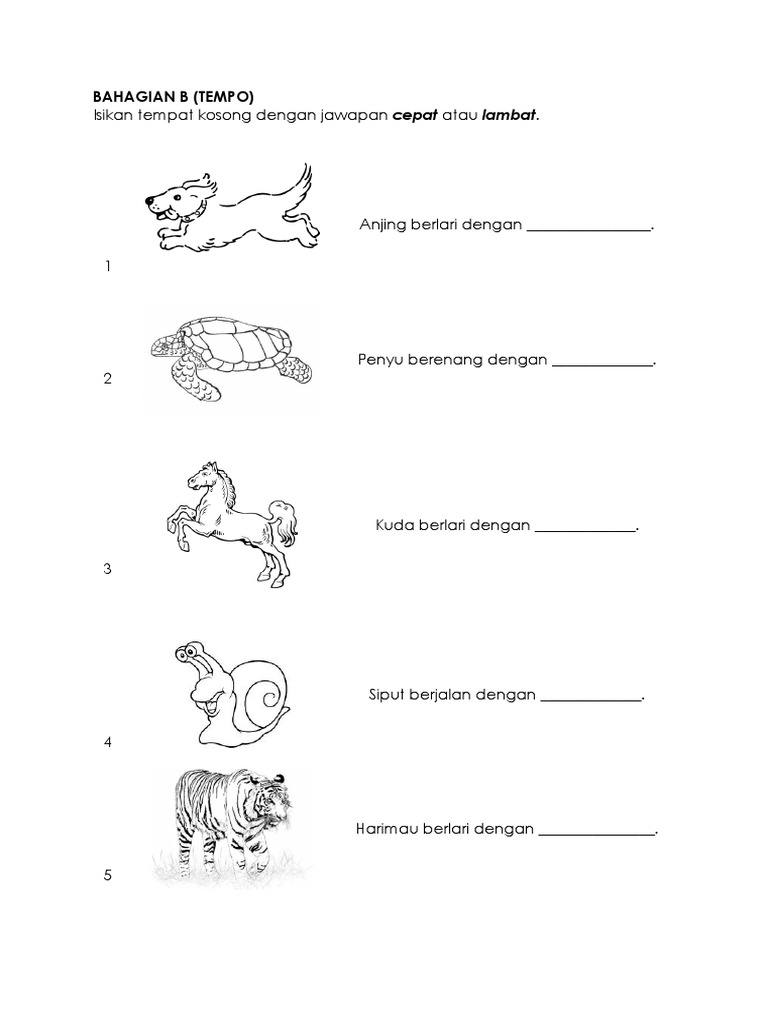 Tempo Cepat dan Lambat dalam Haiwan | PDF