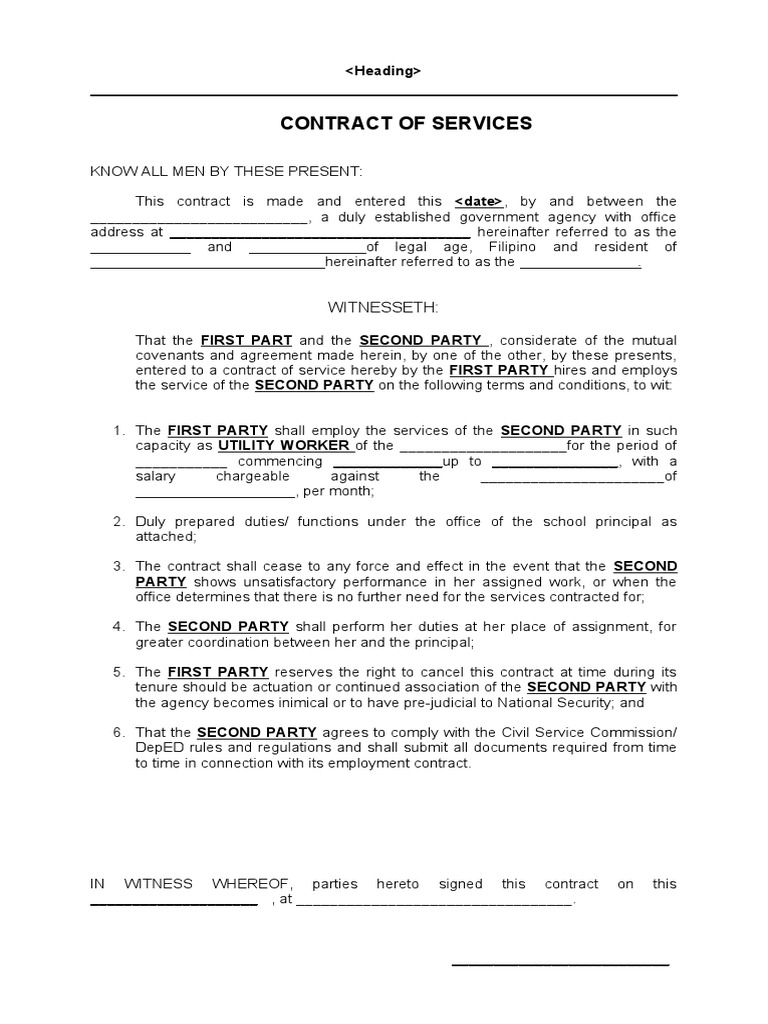 Sample Memorandum of Agreement | PDF | Notary Public | Civil Law (Legal ...
