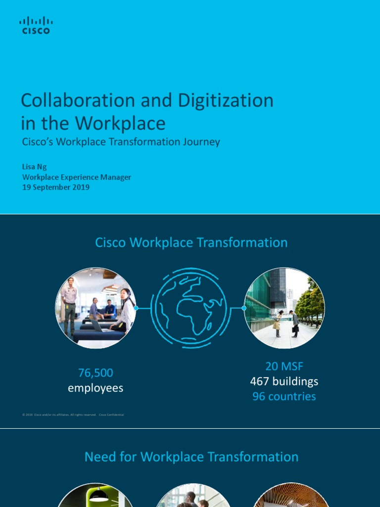 Collaboration and Digitization in The Workplace in The Workplace ...
