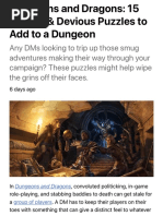 DND 5e Combat Flowchart | PDF | Tabletop Games | Entertainment