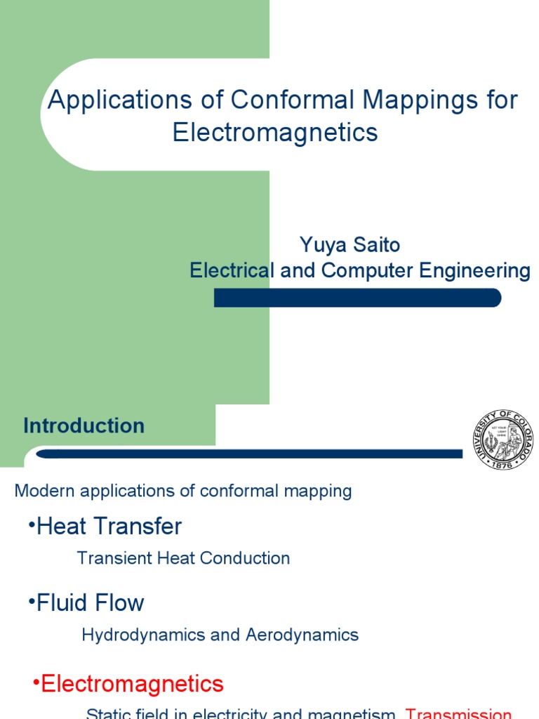 Conformal Mapping in Electromagnetics | PDF | Flux | Electronic Engineering