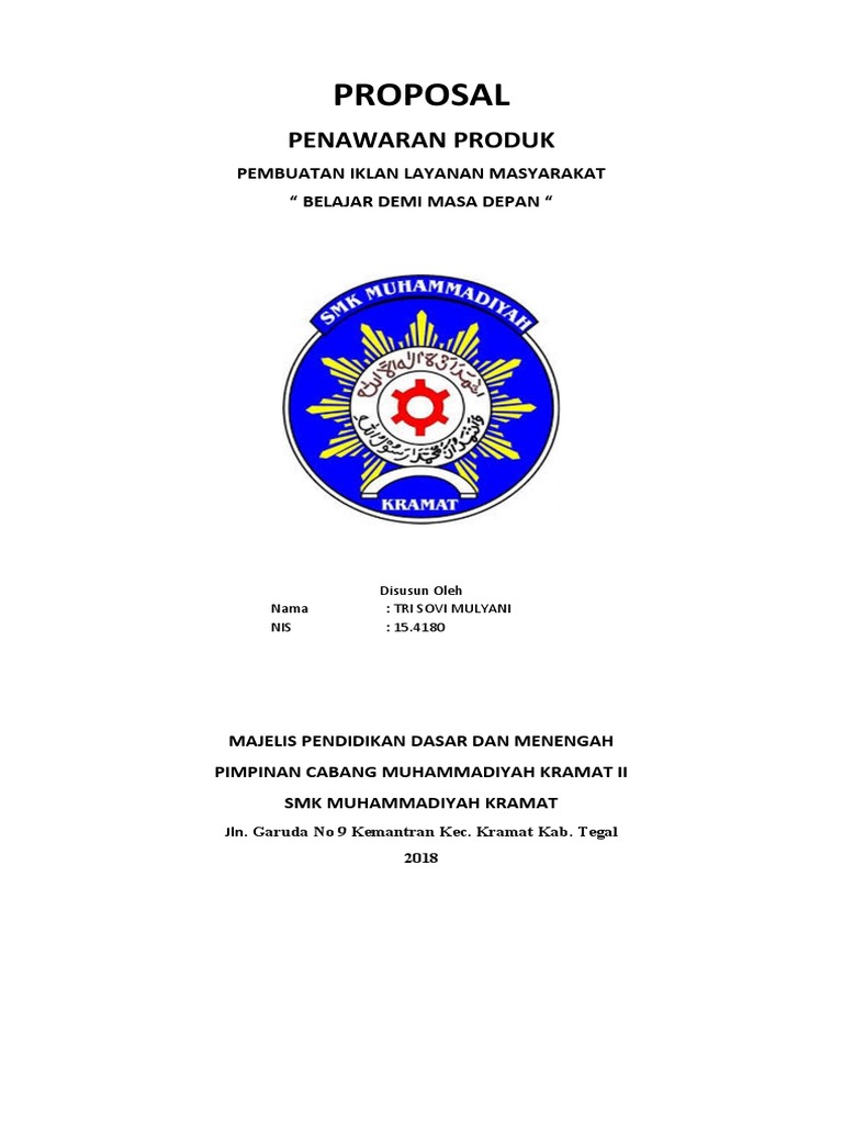 Laporan Proposal Upk | PDF | Karier & Perkembangan | Bisnis