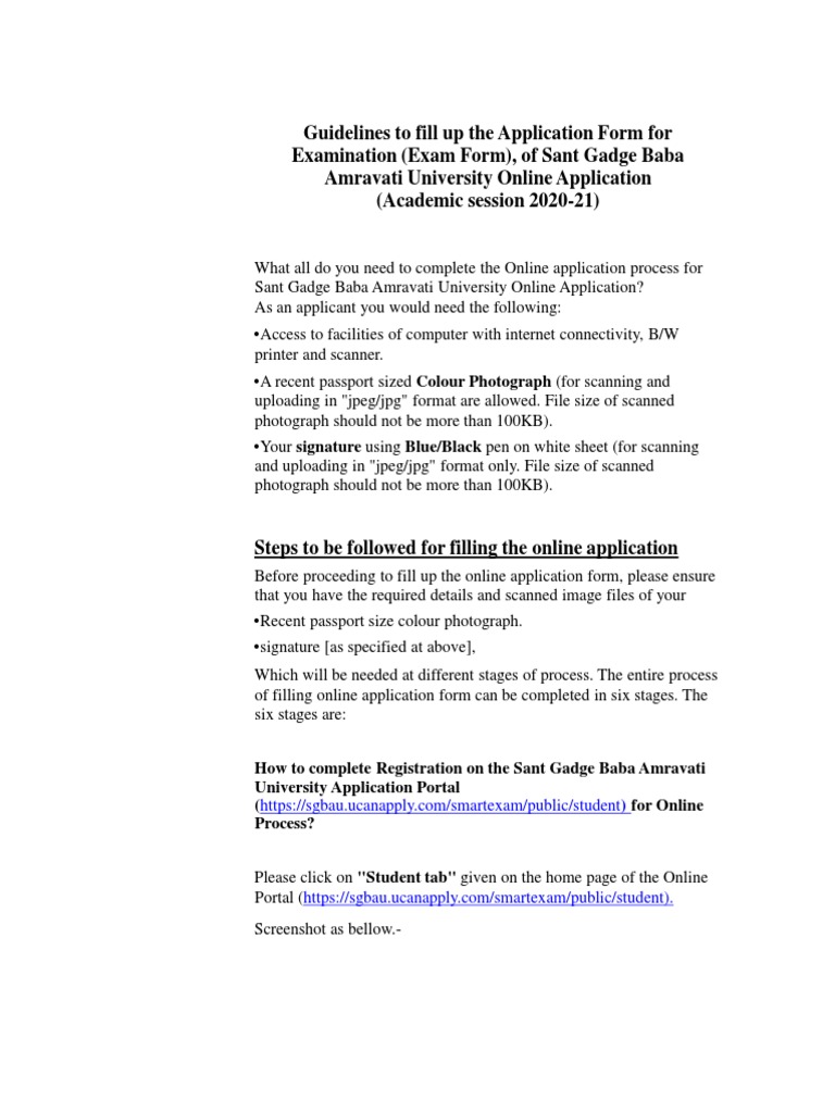 Sgbau Examform PDF Helpfile | PDF | Screenshot | Image Scanner