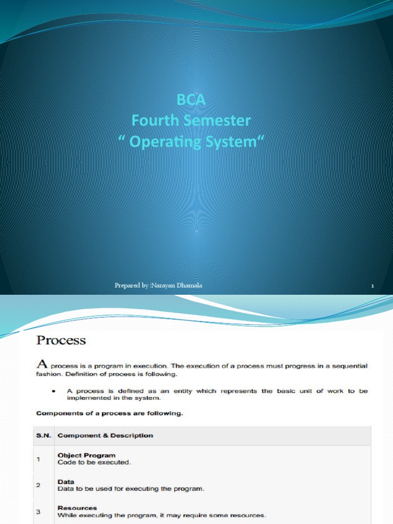 Unit3 Process Management | PDF | Scheduling (Computing) | Computer Science