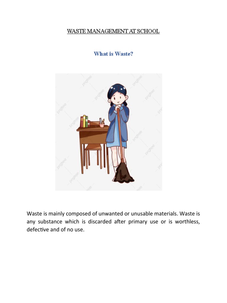 Effective Waste Management in Schools | PDF | Reuse | Waste Management