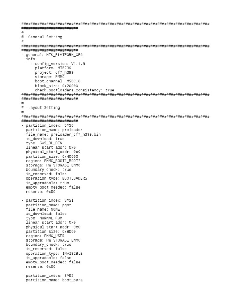 MT6739 Android Scatter | PDF | Information Technology Management | Computer Engineering