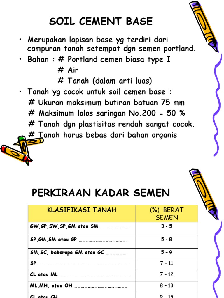 SOIL CEMENT BASE | PDF