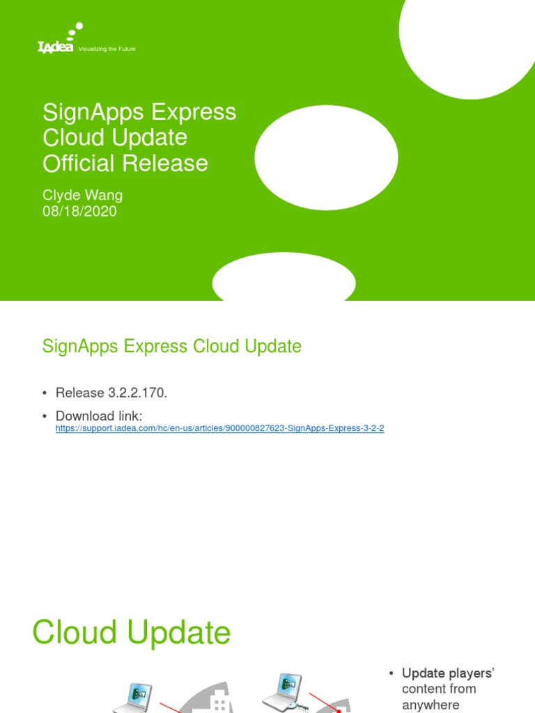 SignApps Express Cloud Update 20201007 | PDF | Cloud Computing | Local ...