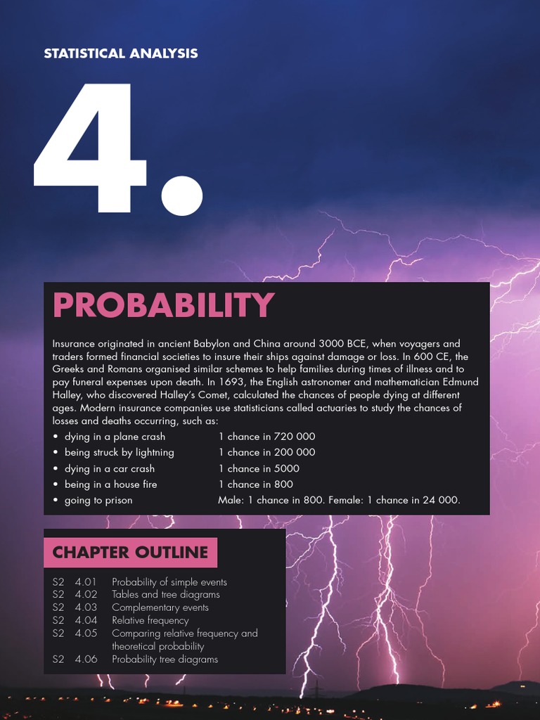 CH 4 Probability | PDF | Probability | Numbers